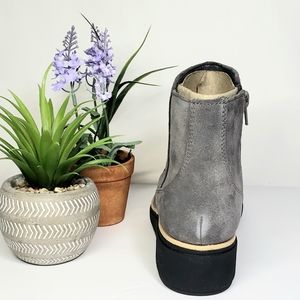 Clarks | Shoes | Clarks Womens Sharon Swing Suede Anklehigh Boot | Poshmark